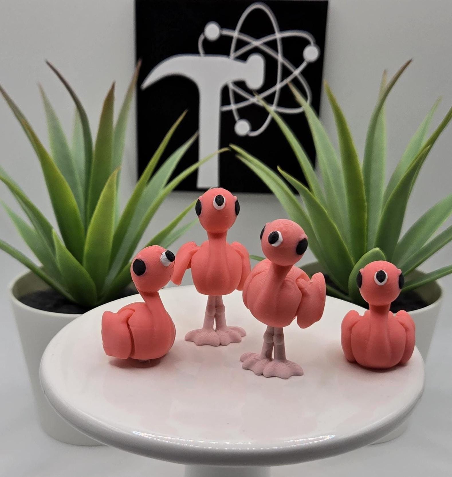 Flamingo Fidget Animal – Crafticist